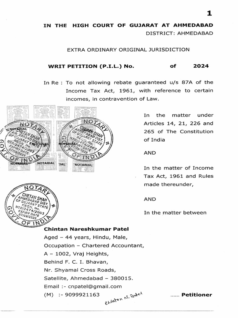 3. PIL Petition Sec 87A - Scanned | PDF