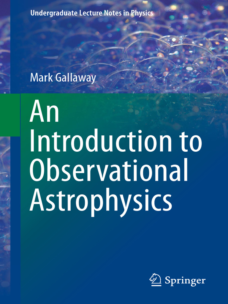 An Introduction To Observational Astrophysics | PDF | Astronomy ...