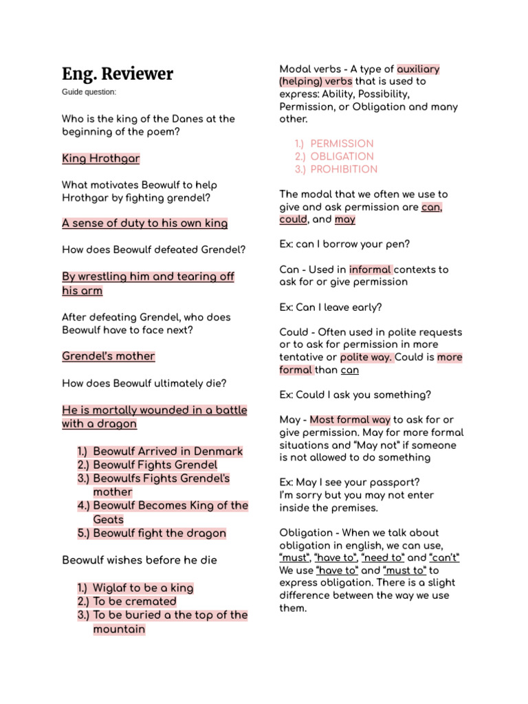 English Reviwer | PDF