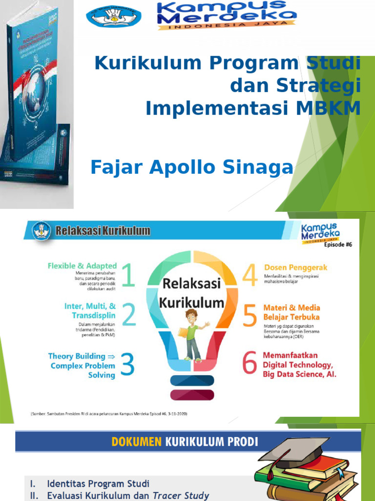 Pengembangan Kurikulum Program Studi Dan Strategi Implementasi MBKM | PDF