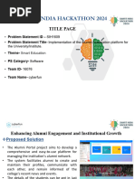 SIH Hackathon PPT | PDF