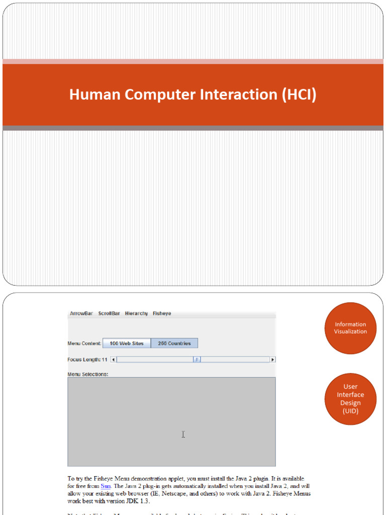 Lecture 2 | PDF | Human–Computer Interaction | Visual Perception