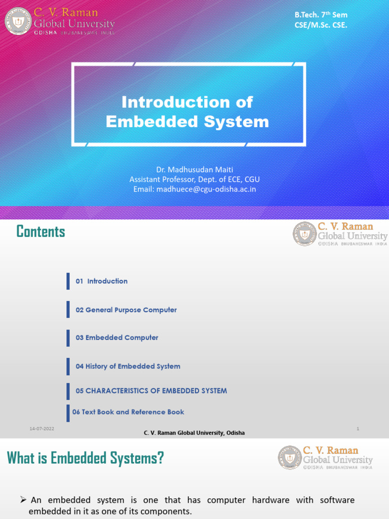 L2_ES_Introduction_Part1_f | PDF | Embedded System | Computing L2_ES_Introduction_Part1_f | PDF | Embedded System | Computing