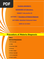 Malaria Parasite Counting | PDF | Malaria | White Blood Cell