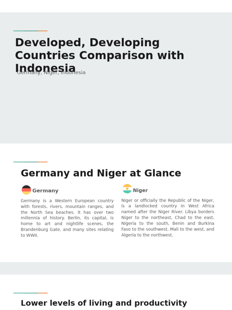 Developed vs Developing Countries: Indonesia | PDF | Indonesia | Poverty