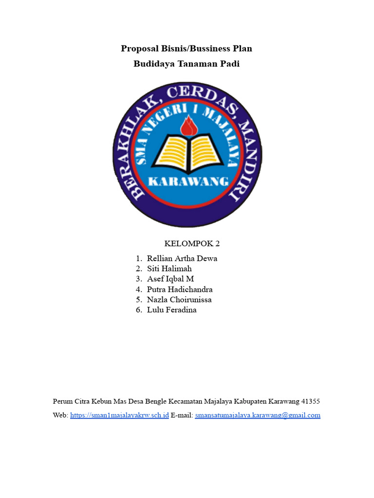 Proposal PKWU Kel 4 Rev | PDF | Bisnis