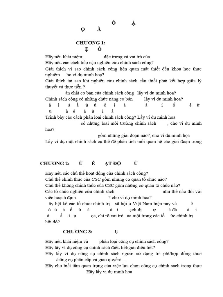 CÂU HỎI ÔN TẬP MÔN CSC 2024.2025.đ T 1.hk1 | PDF