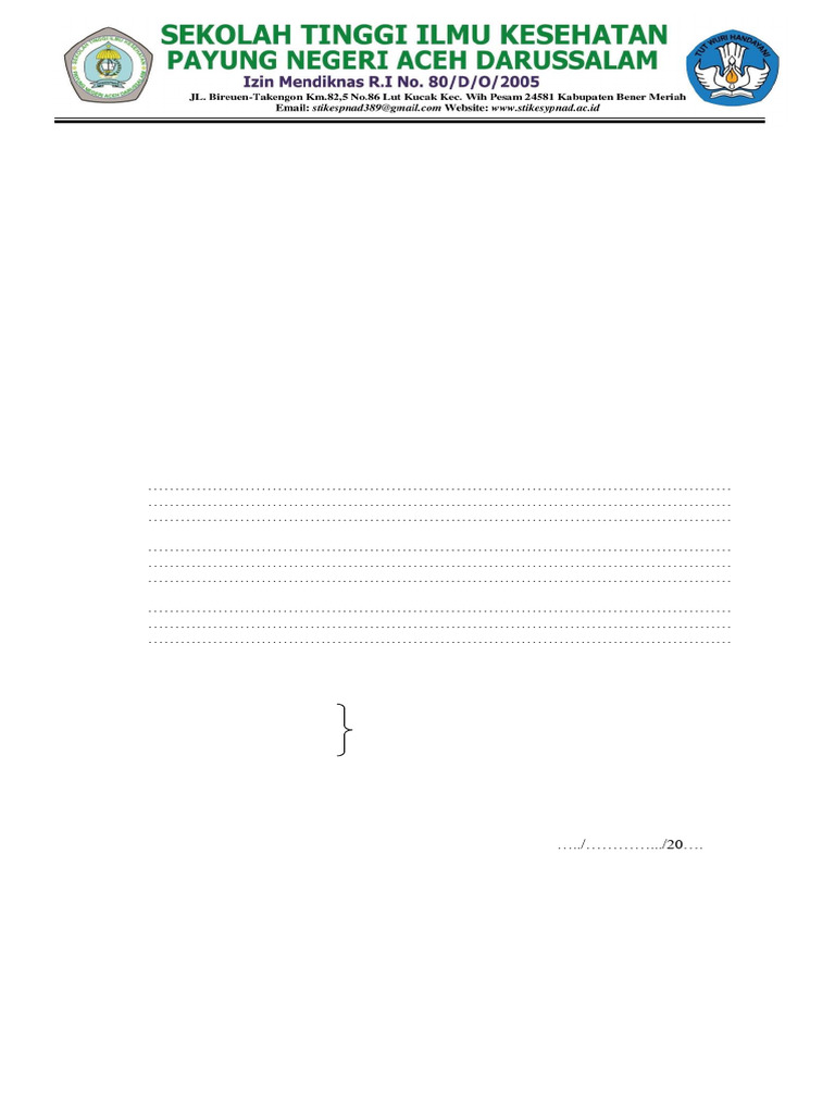 2. Form pengajuan judul skripsi-KTI 2024 | PDF