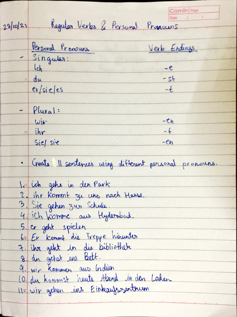 German Notebook | PDF
