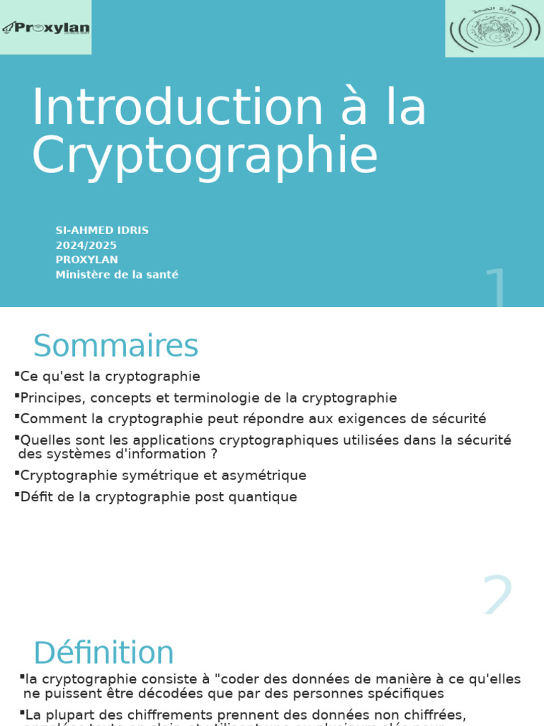 Chapitre 4 Cryptography | PDF | Cryptage | Public-key cryptography