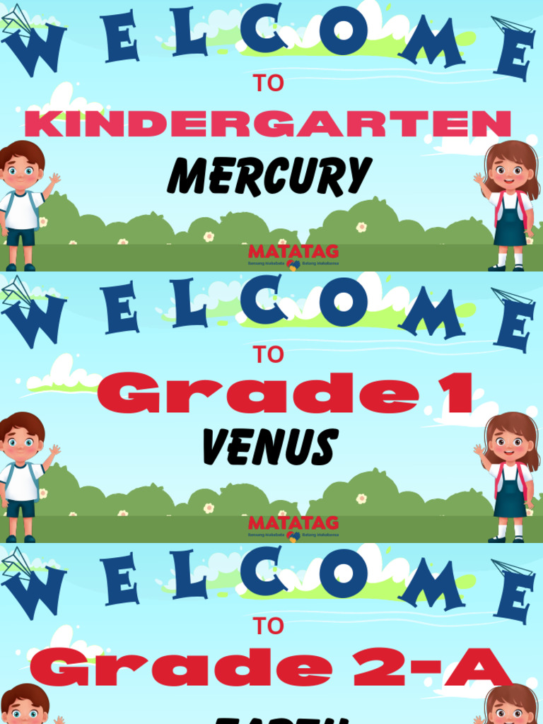 Colorful Playful Welcome Back to School Banner | PDF