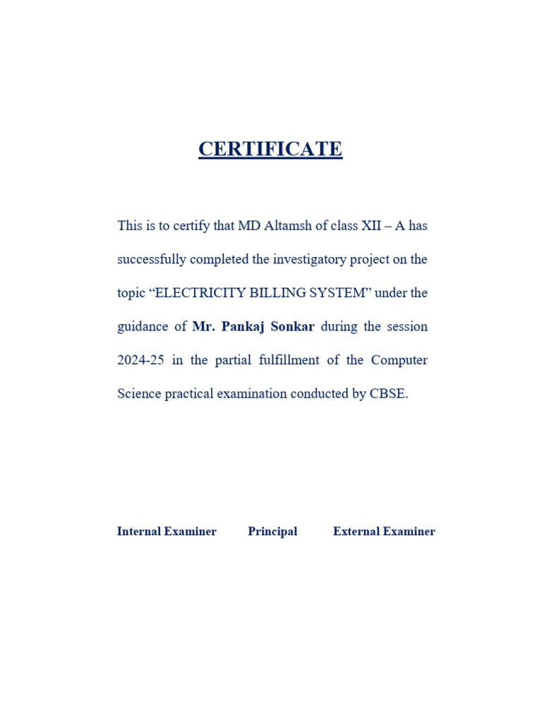 Certificate Alt | PDF
