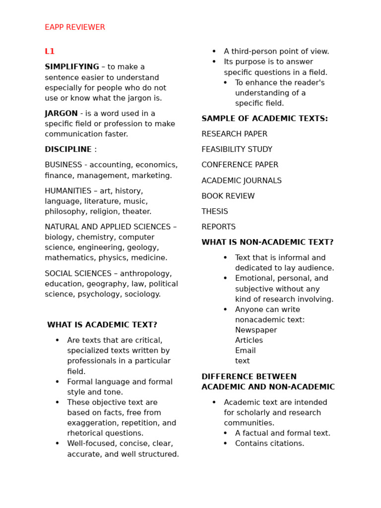 Eapp Rev Llll | PDF | Science | Evidence
