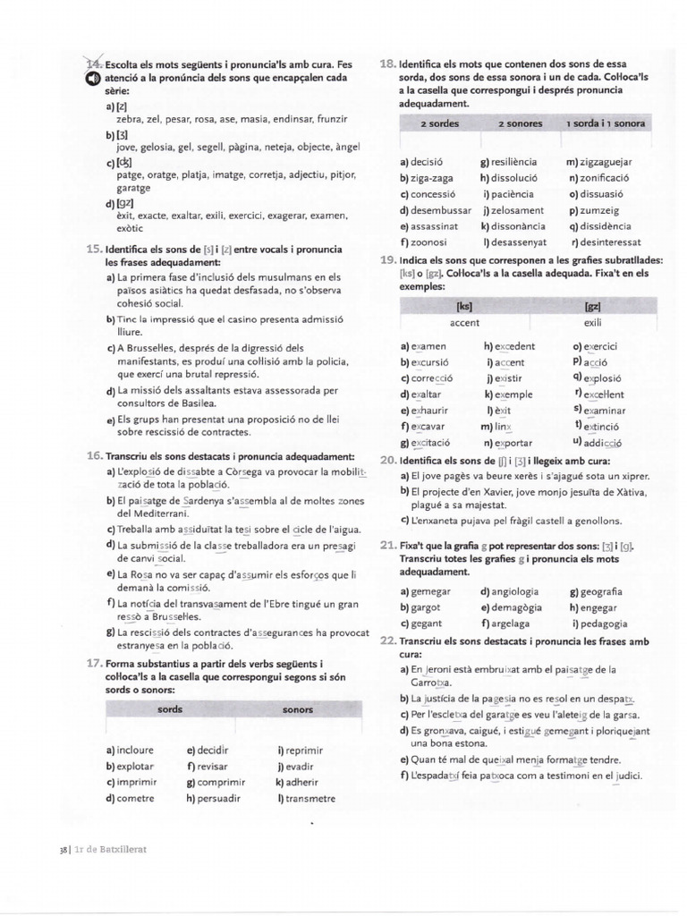 TASCA 2 Fonètica | PDF