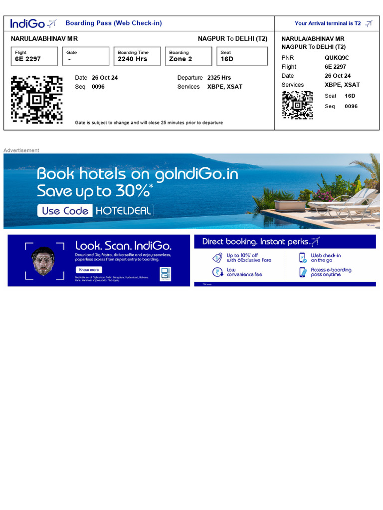 Boarding Pass | PDF