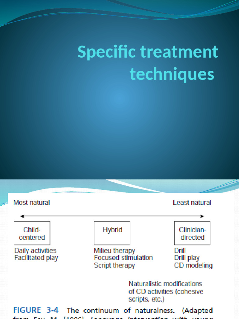 5.Specific Treatment Techniques | PDF | Reinforcement | Imitation