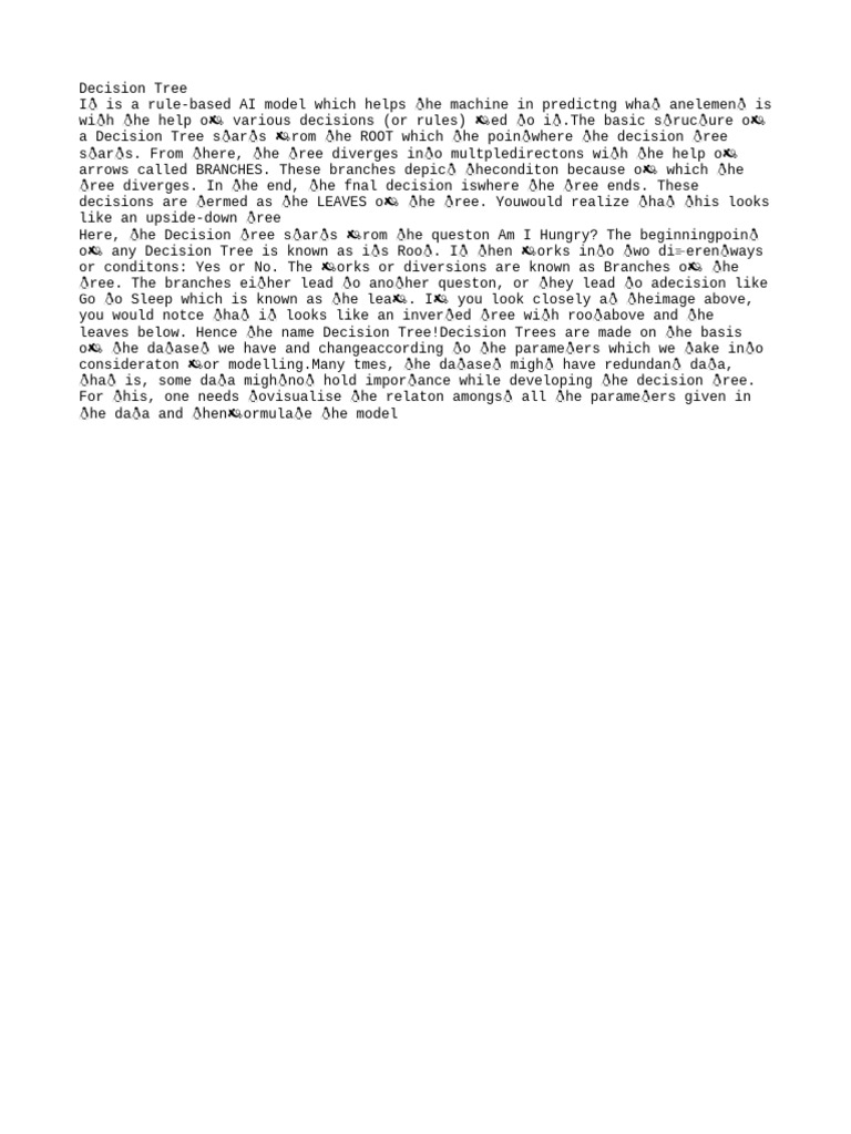 Decision Tree | PDF | Language Arts & Discipline