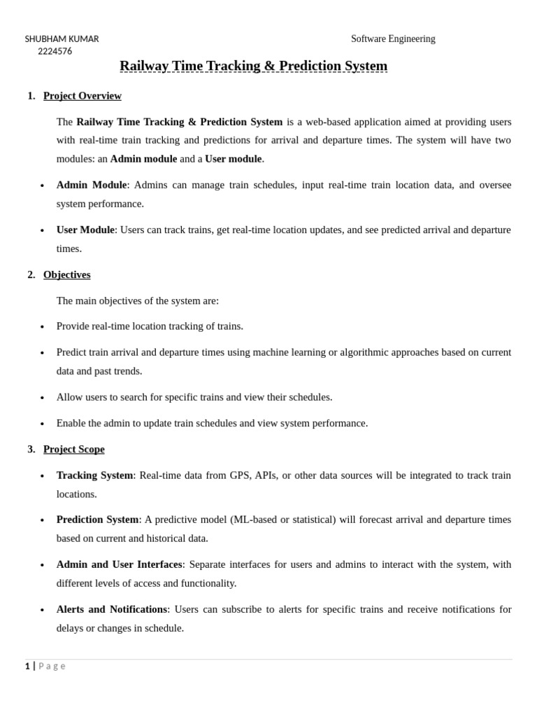Railway Time Tracking | PDF | Agile Software Development | Software ...