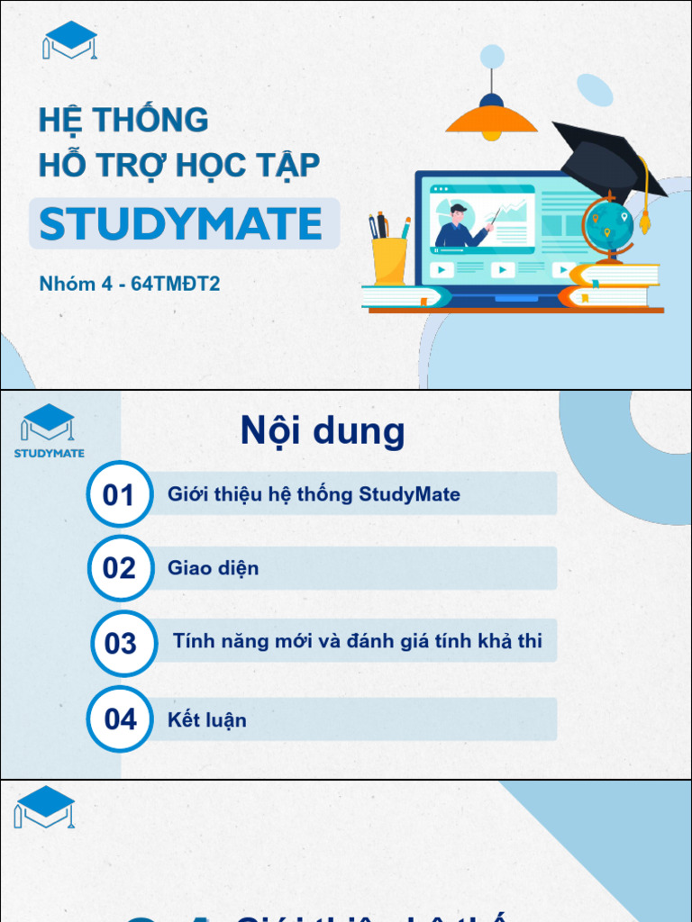 STUDYMATE Nhom4 64TMDT2 | PDF