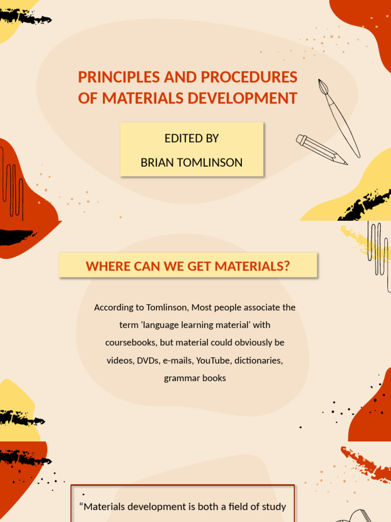 Materials Development in Language Teaching | PDF | Learning | Second ...