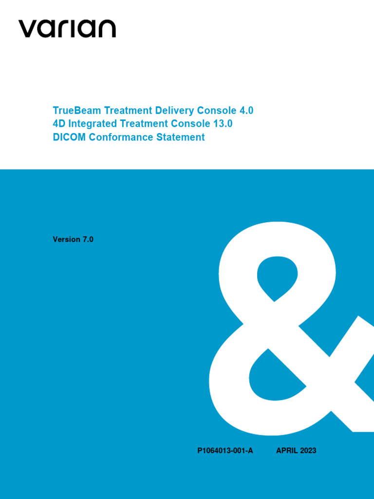 Varian_TrueBeam_v4 | PDF | Computing