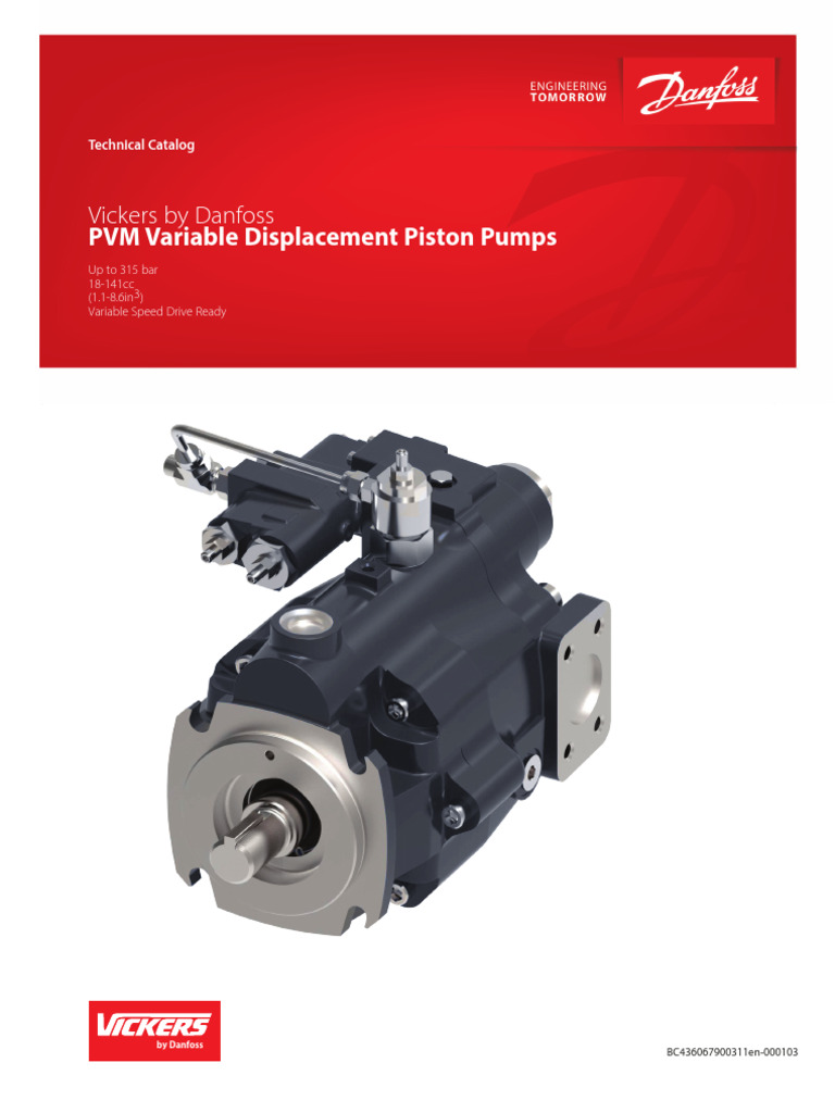 PVM 18..141 BC436067900311en-000103 | PDF | Horsepower | Pump