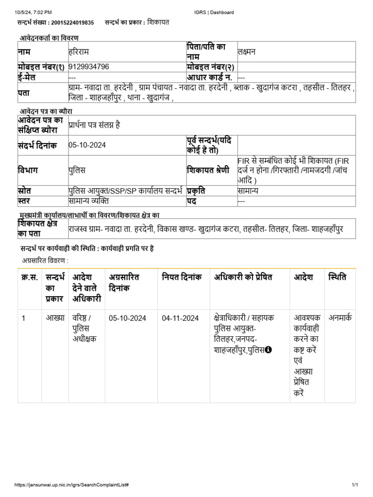IGRS _ Dashboard (4) | PDF