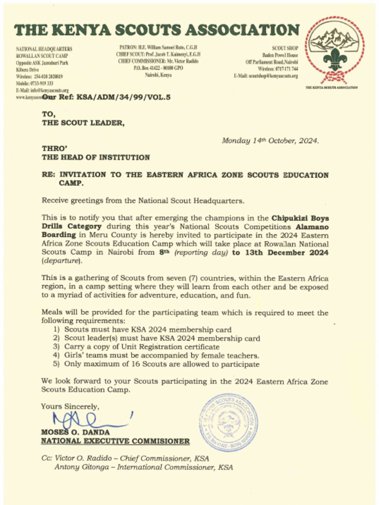 Alamano Boarding - Meru | PDF