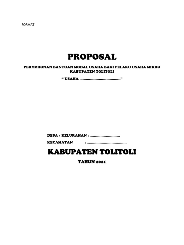 Format Proposal | PDF