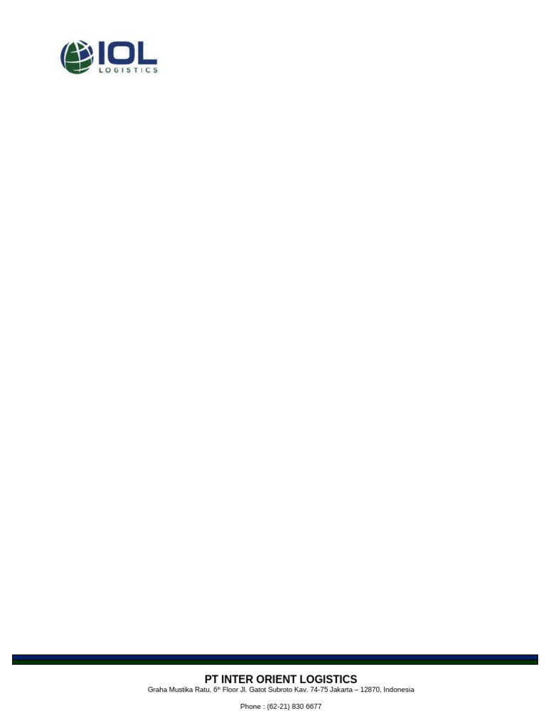 Template Kop Surat IOL 2 | PDF