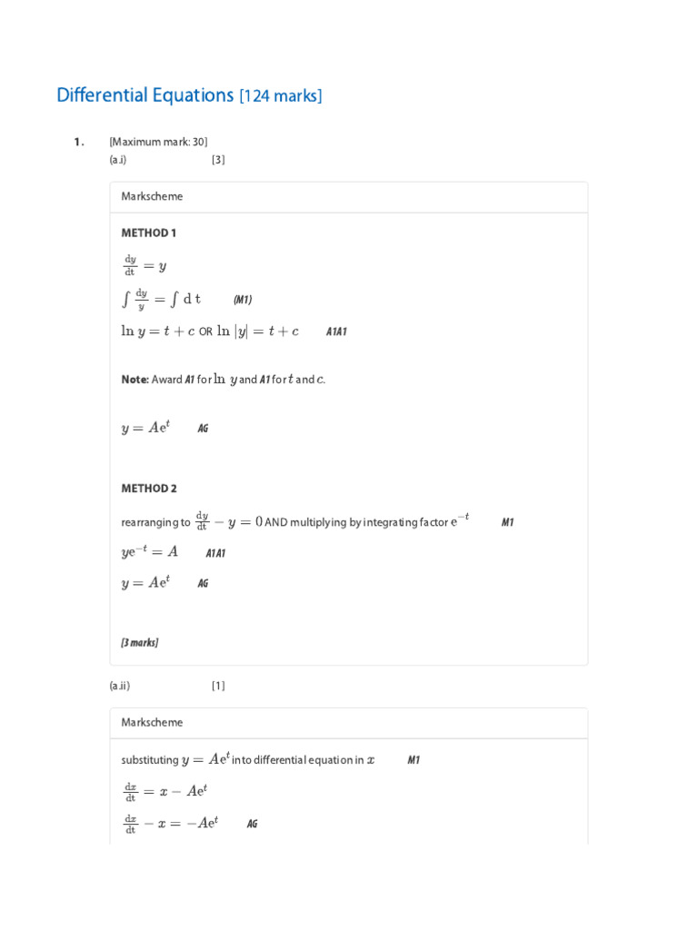 Differential Equations latest MS | PDF | Calculus | Equations
