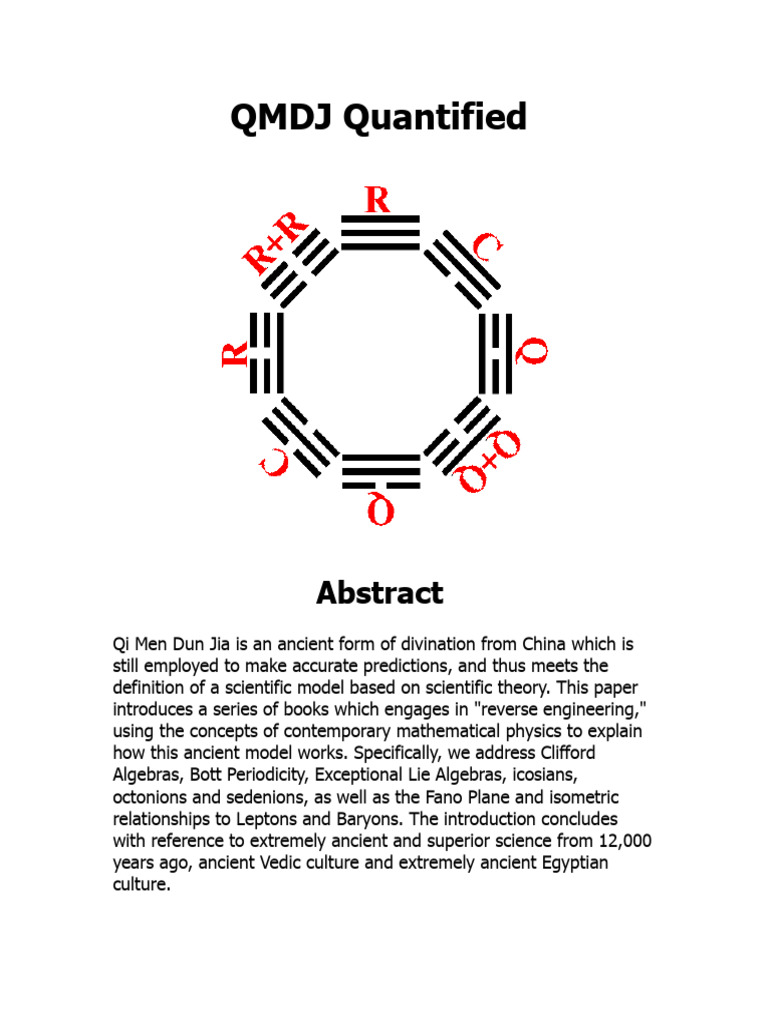 Qi Men Dun Jia АБСТРАКТ | PDF | Mathematics | Yin And Yang