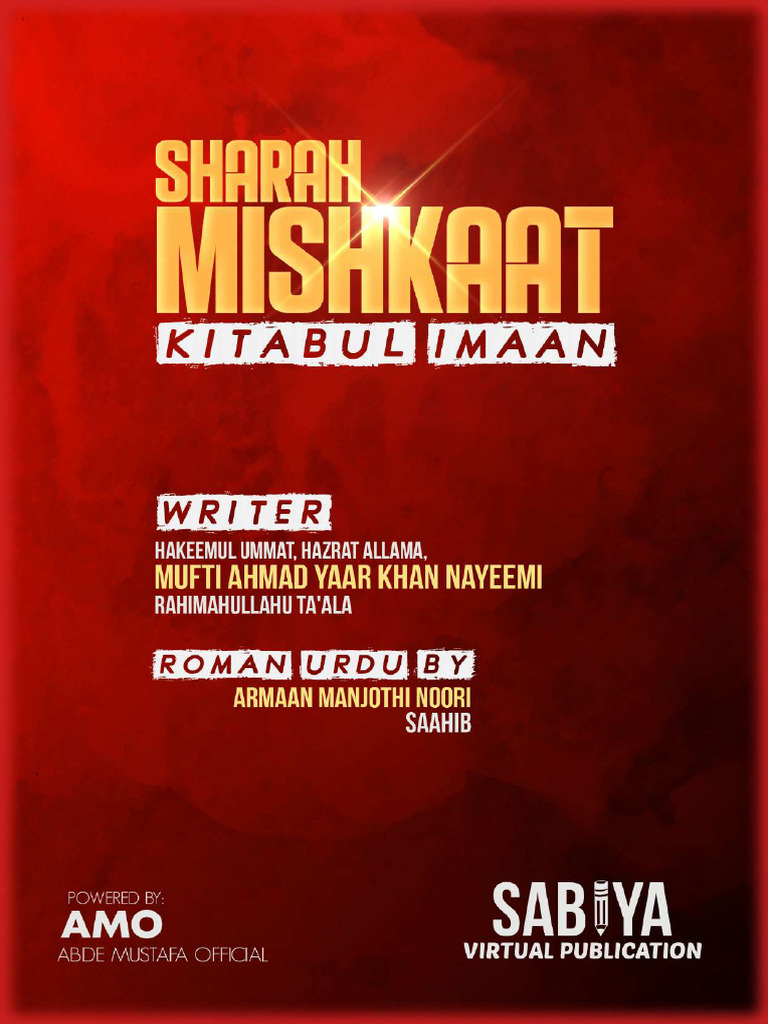 Sharah Mishkaat (Kitabul Imaan) Roman Urdu | PDF | Abrahamic Religions ...