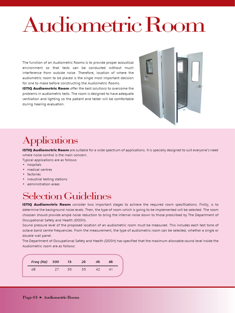 12 ISTIQ Audiometric Room @booth | PDF | Noise | Sound