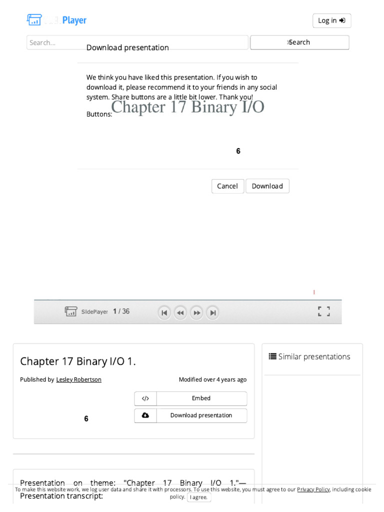 Chapter 17 Binary I - O PPT Download | PDF | Computer File | Pointer (Computer Programming)