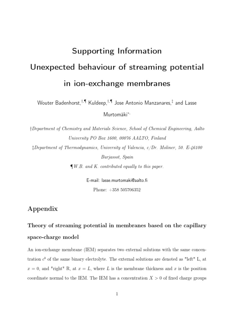 Supporting Info Publication 3 Kuldeep | PDF | Diffusion | Applied And Interdisciplinary Physics