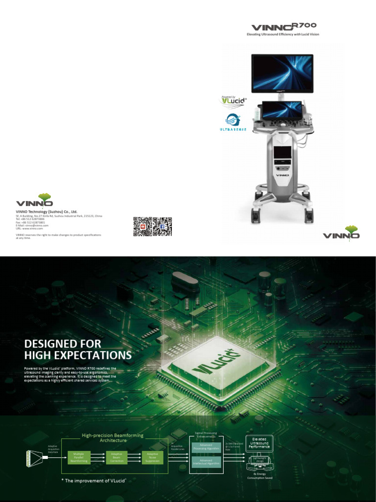 VINNO R700 Brochure | PDF | Medical Imaging | Medical Ultrasound