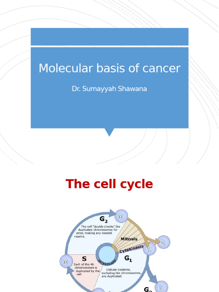 Molecular Basis of Cancer | PDF | Glycolysis | Oncogene