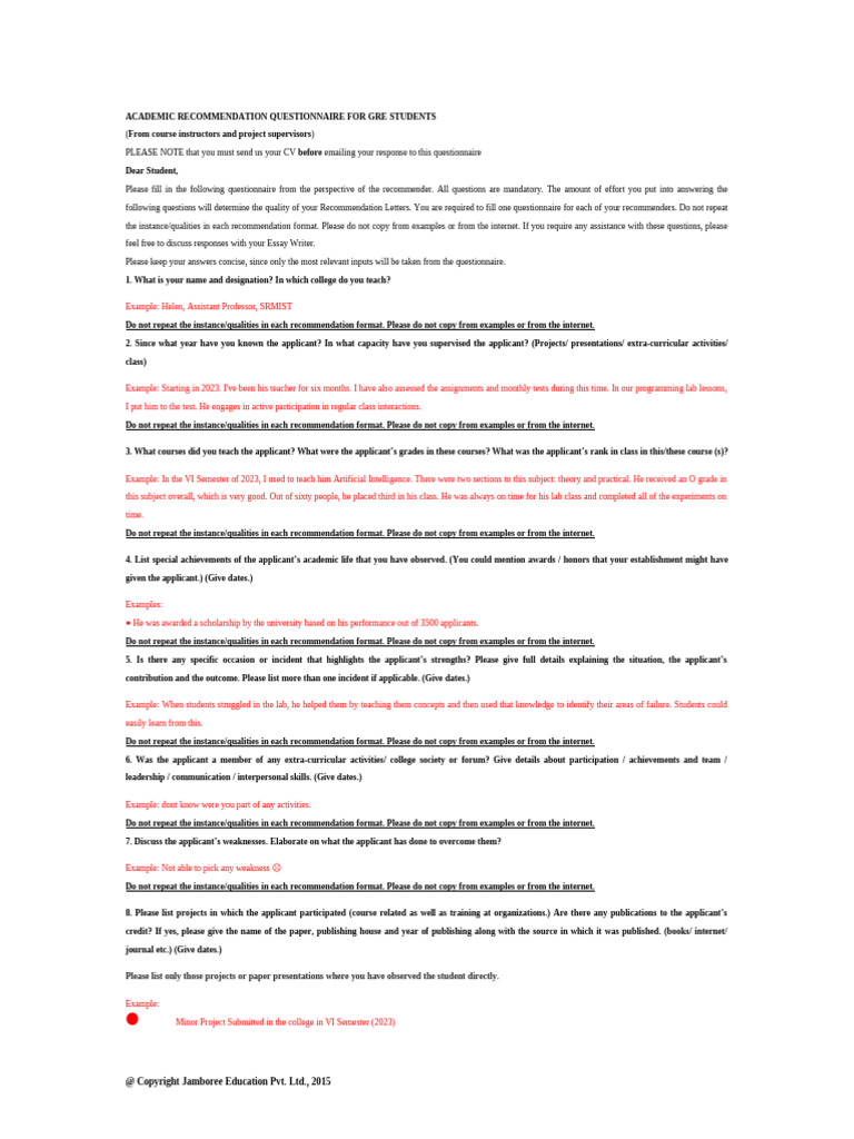 Darshnil LOR 1 | PDF | Cognition | Learning