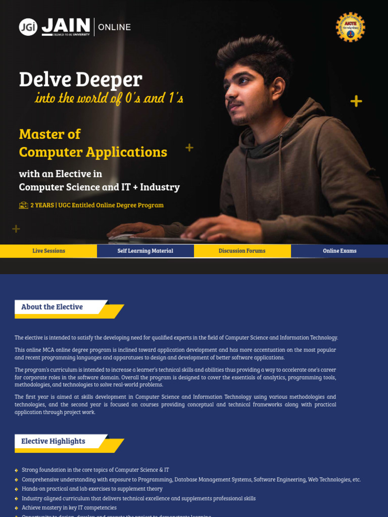 MCA Computer Science and IT | PDF | Computer Science | Computer Programming