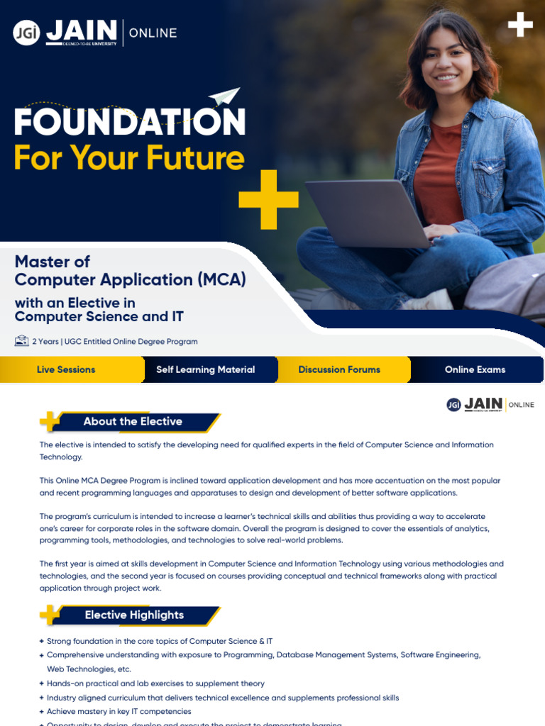 MCA Computer Science and IT Brochure May - 02 | PDF | Computer Science ...