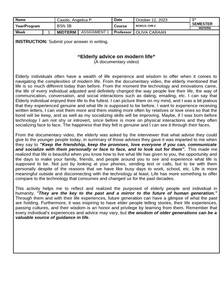 ACTIVITY FORMAT | PDF