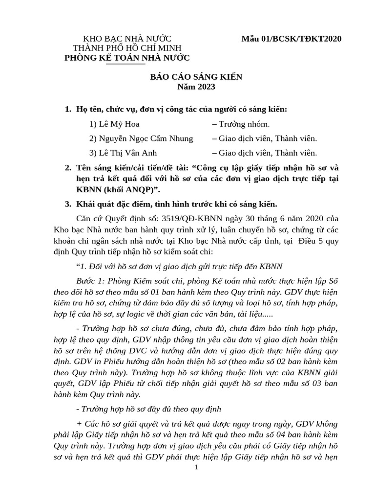 06.KTNN - 6 - Lap Giay Tiep Nhan Ho So Hen Tra Ket Qua Giao Dich | PDF