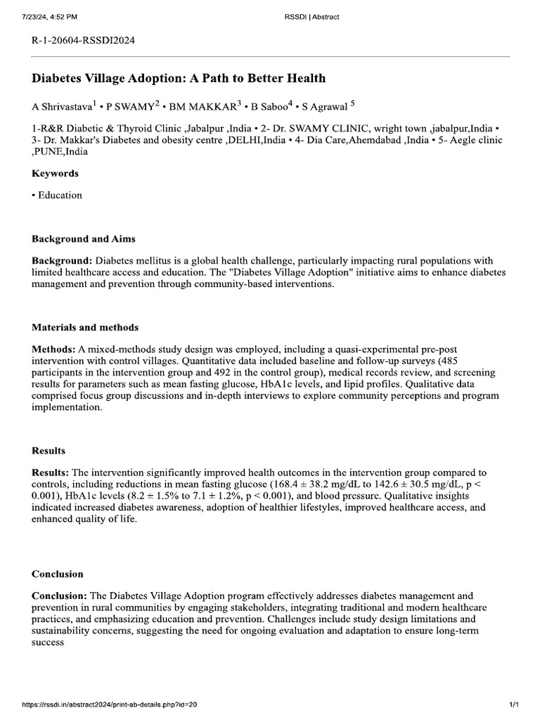 Village Adoption | PDF