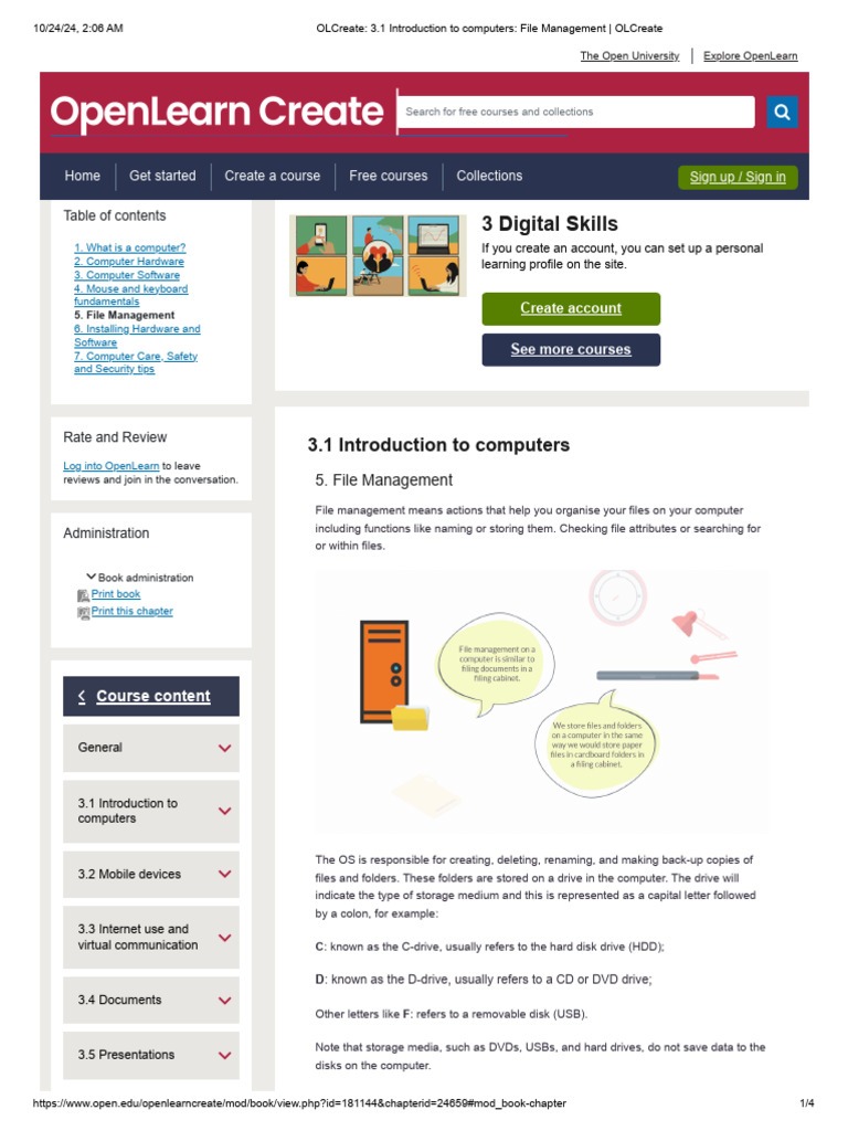 OLCreate - 3.1 Introduction To Computers - File Management - OLCreate ...