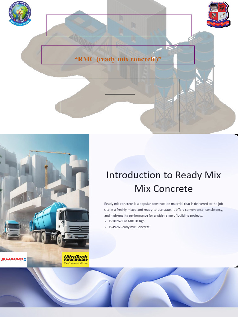 Introduction to Ready Mix Concrete | PDF | Concrete | Construction ...