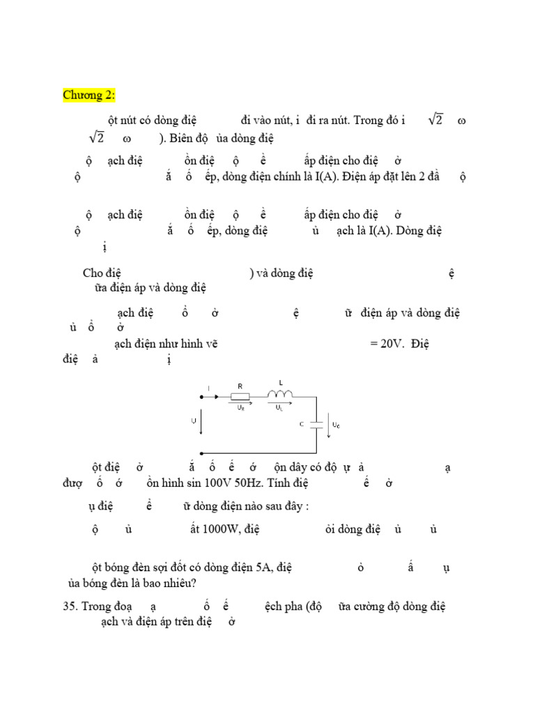Bai Tap Chuong 2 | PDF