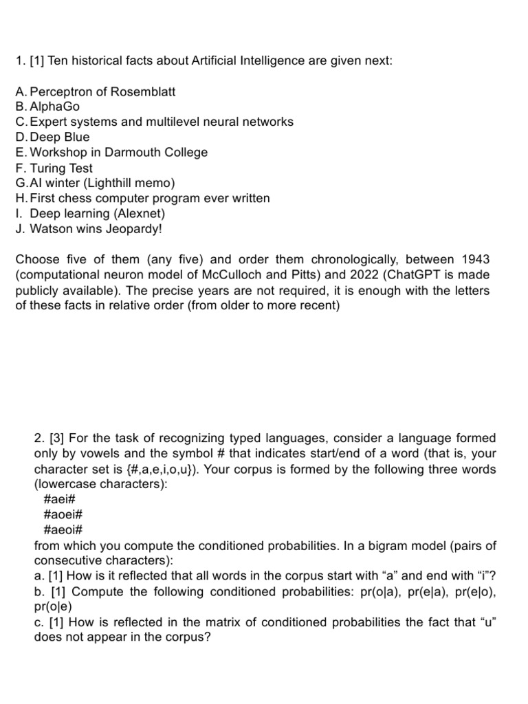 Problems Statements IntroAI 17oct | PDF | Artificial Intelligence | Intelligence (AI) & Semantics