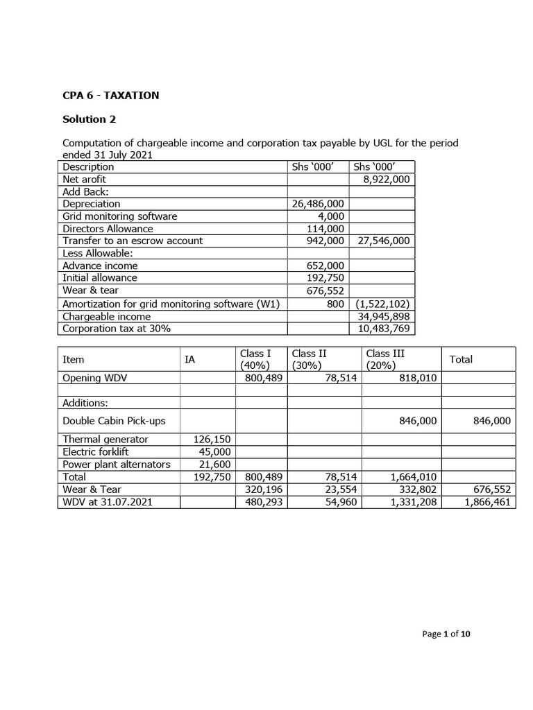 Tax Computation and VAT Analysis Guide | PDF | Taxes | Value Added Tax