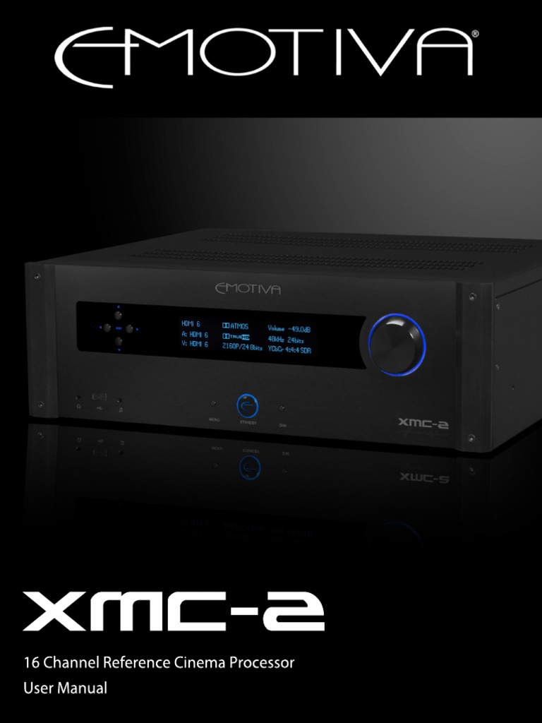 XMC-2 User Manual v10 | PDF | Equalization (Audio) | Sound Production